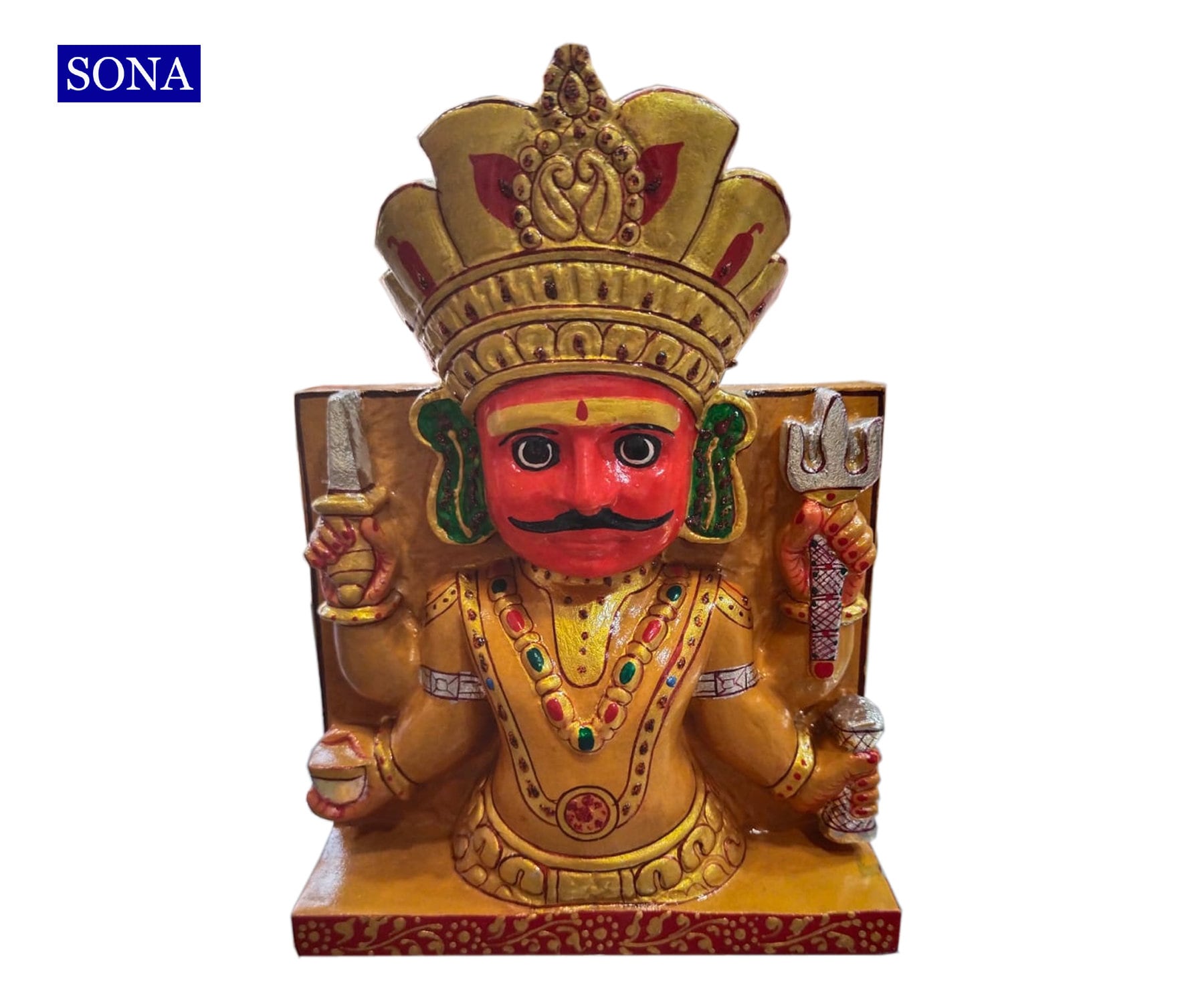 Marble Bheron Statue , Kaal Bhairav Statue, Baba Bhairav Statue, Kaal ...