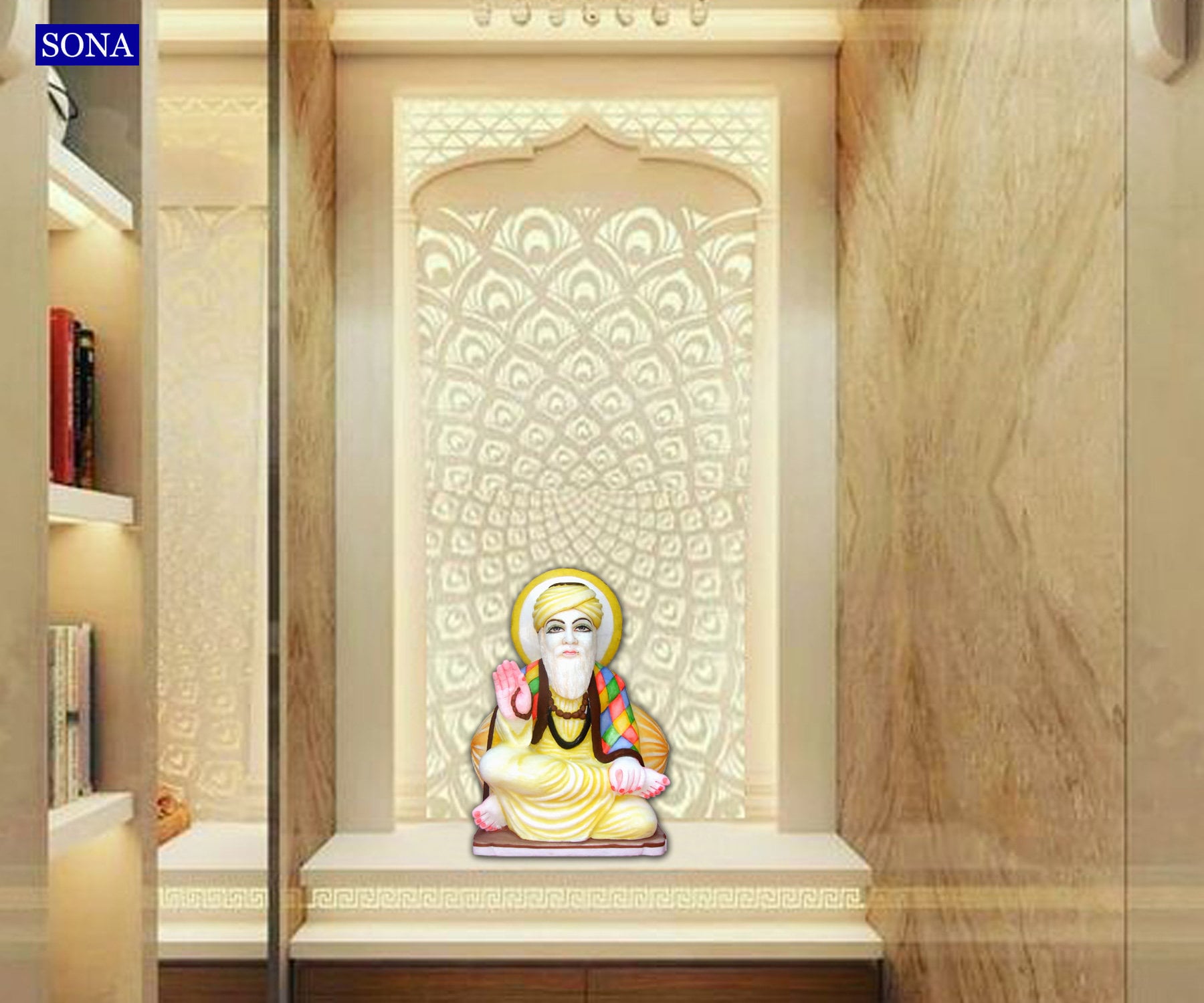 White Marble Guru Nanak Dev Statue, Marble Guru Nanak Statue, Nanak Dev ...