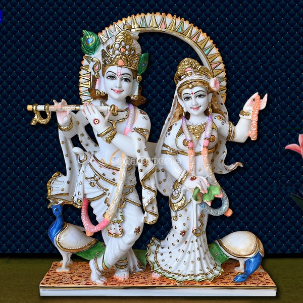 Buy Radha Krishna Idol Online In India - Etsy India