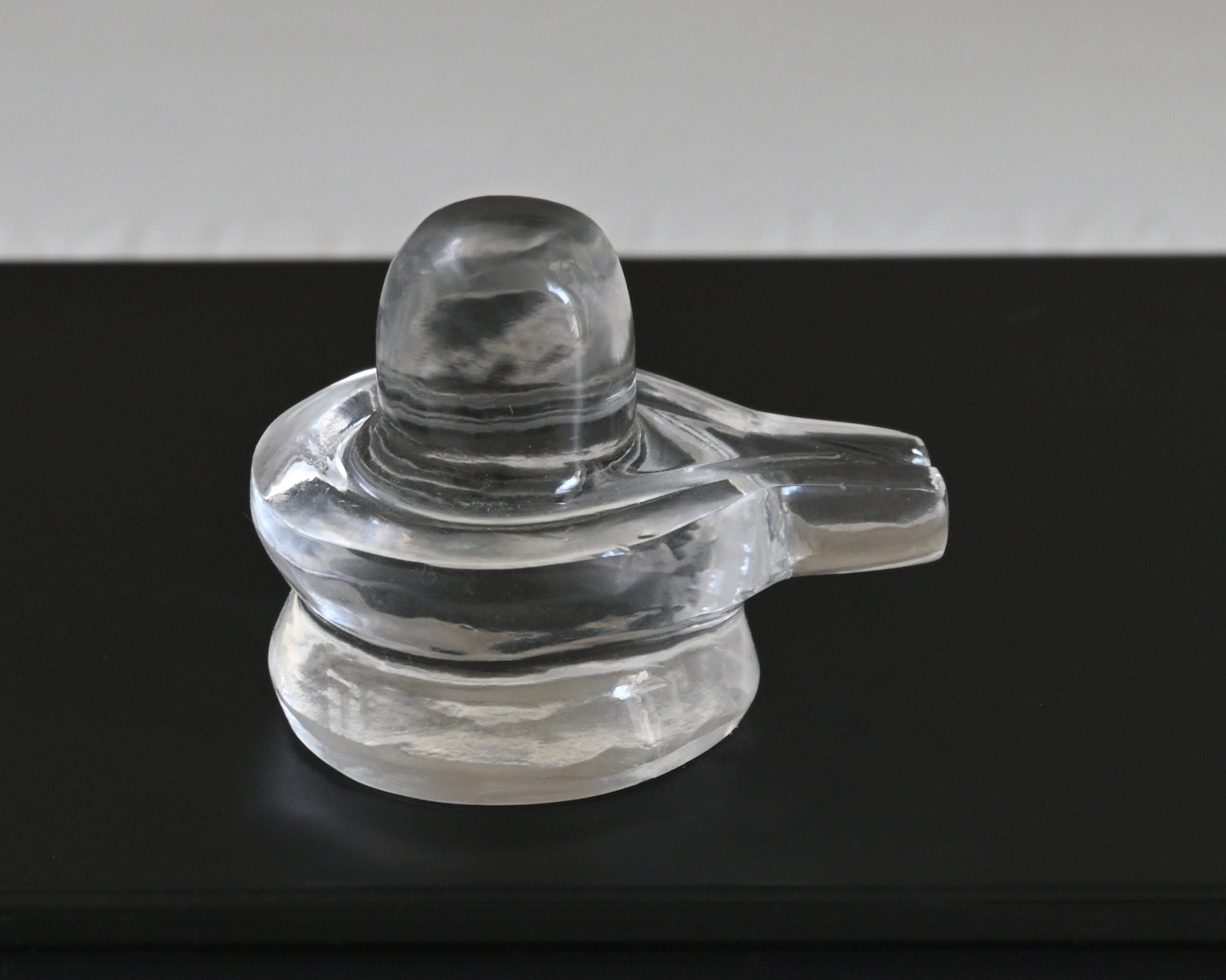 100% Pure Sphatik Crystal Quartz Shivling Religious Shiva Ling Shiv ...