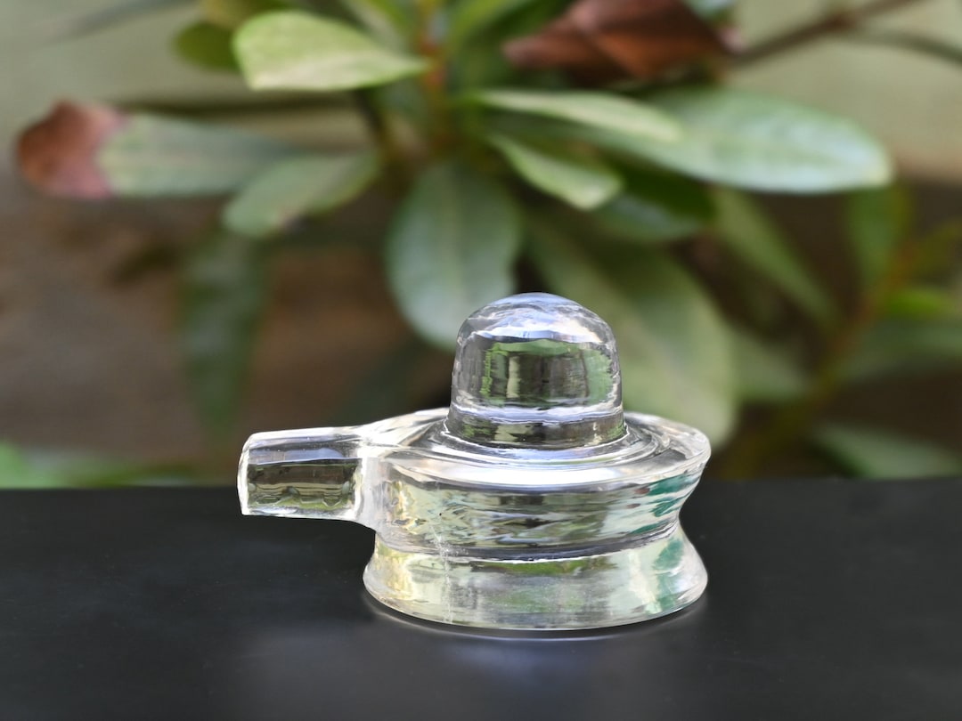 100% Pure Sphatik Crystal Quartz Shivling Religious Shiva Ling Shiv ...