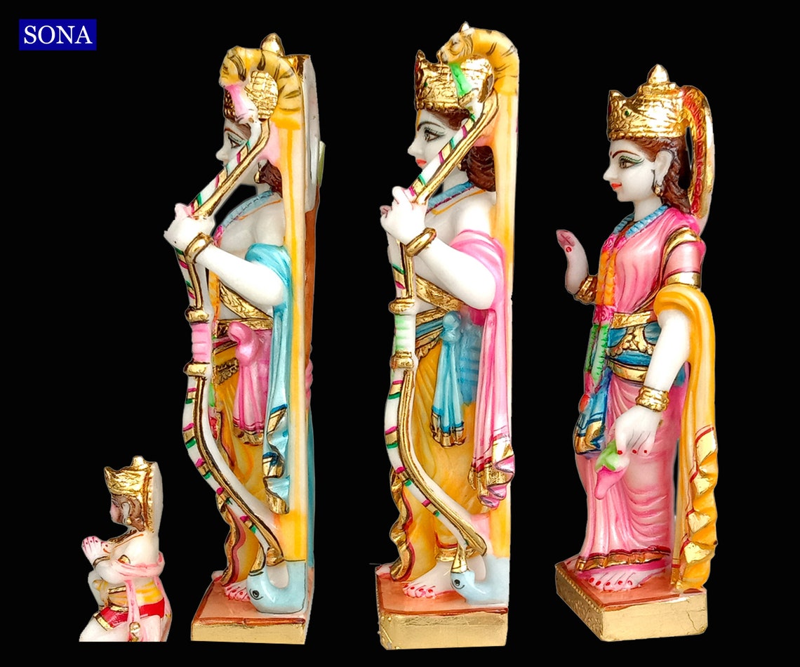 White Marble Ram Darbar Statue , Marble Ram Darbar Idols, Marble Rama ...