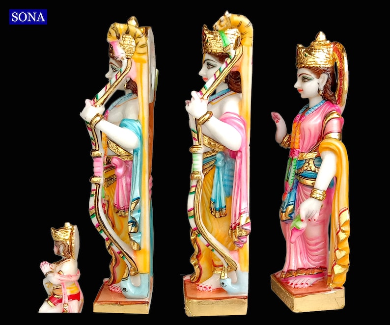 White Marble Ram Darbar Statue , Marble Ram Darbar Idols, Marble Rama ...