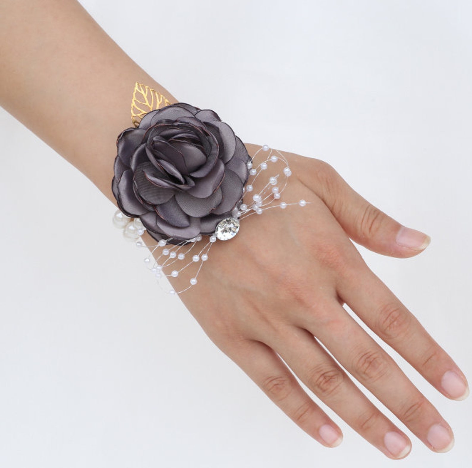 Floral Wrist Corsage Flower Wedding Corsage Bridesmaids - Etsy