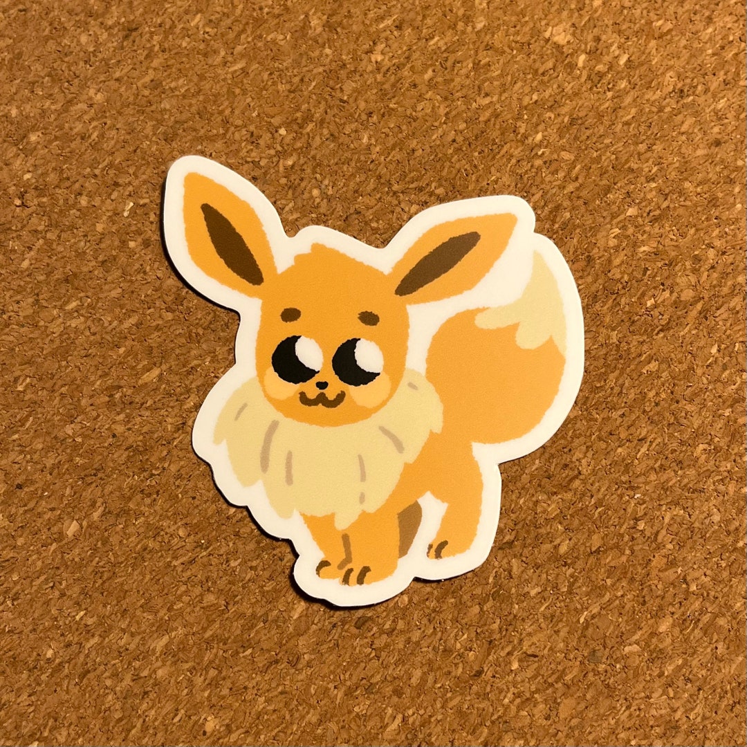 Eevee Matte Vinyl Sticker - Etsy