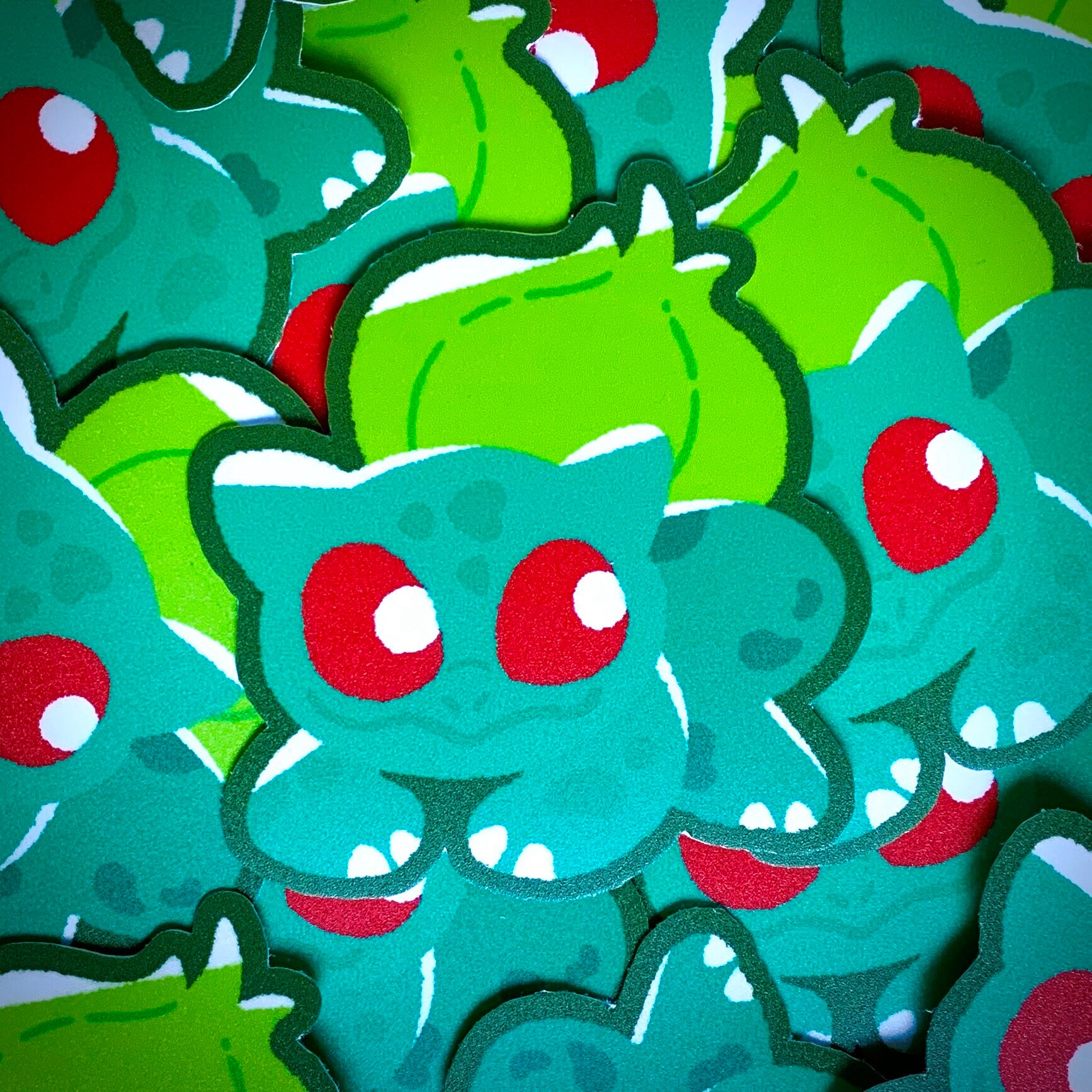 Bulbasaur matte Vinyl Sticker - Etsy