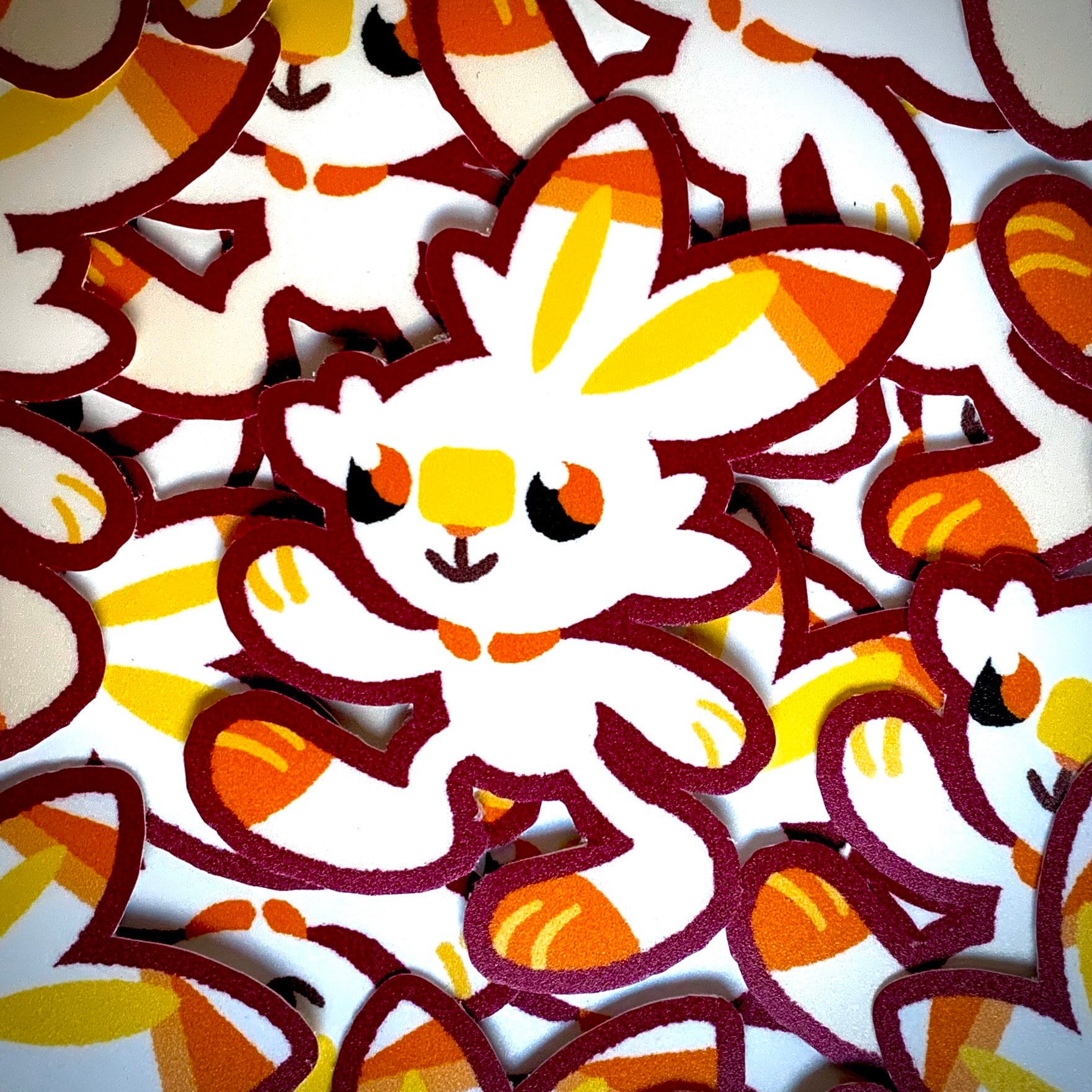 Scorbunny Matte Vinyl Stickers - Etsy