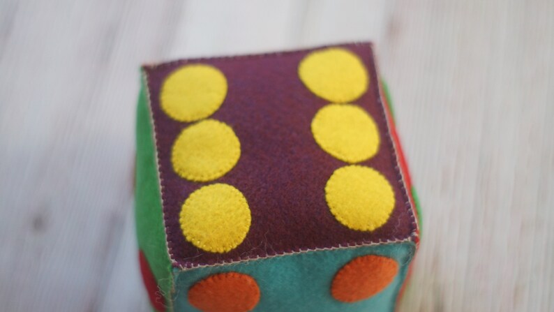 Soft Dice/felt Cube/dice/d6 Plush Game Dice - Etsy