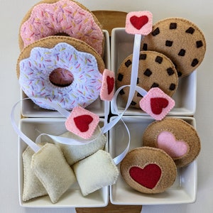Felt Tea Party/felt Play Food/felt Party Food - Etsy