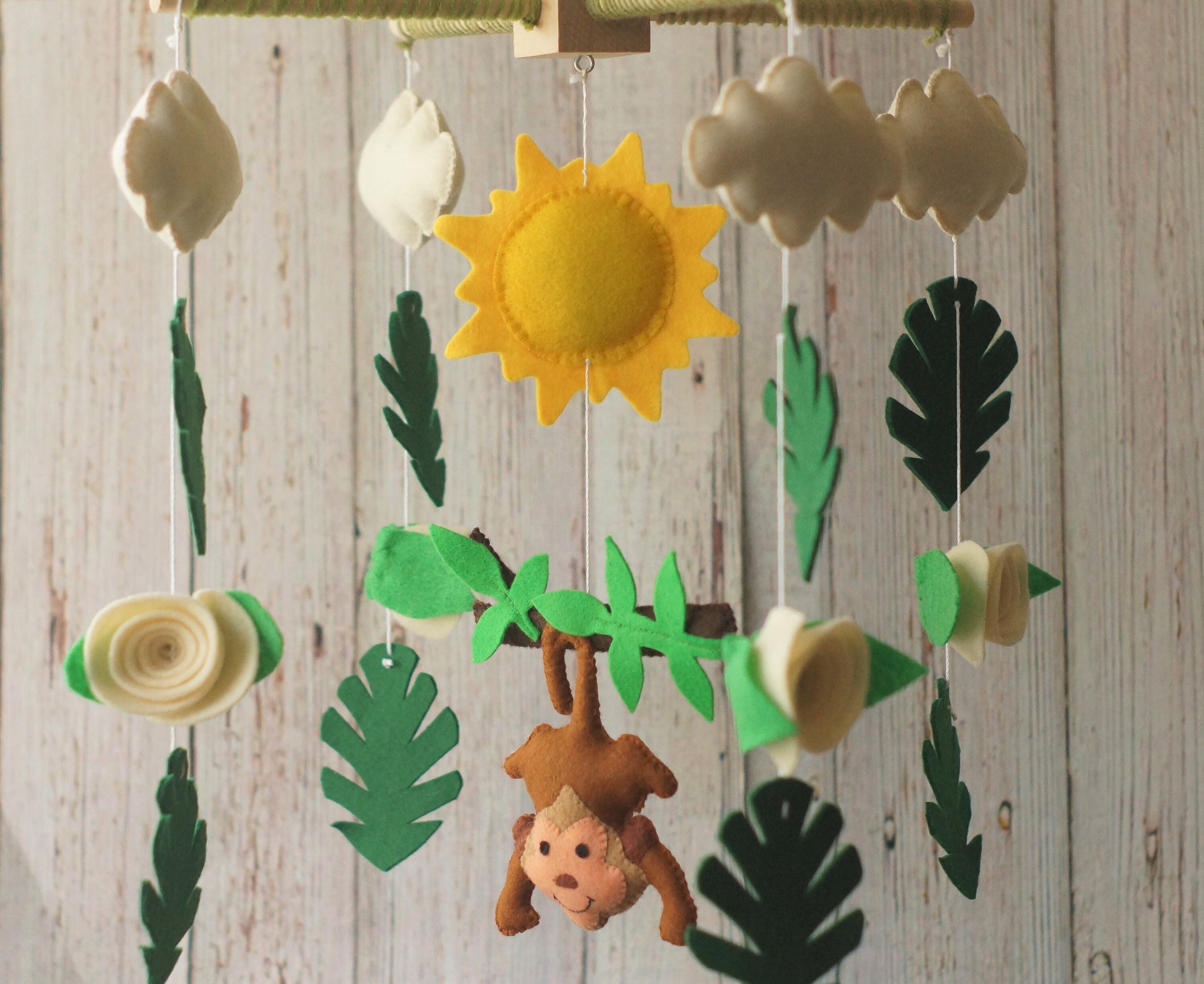Monkey mobile/Jungle mobile/Monkey baby mobile | Etsy