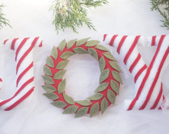 Christmas Joy Garland/christmas Banner - Etsy