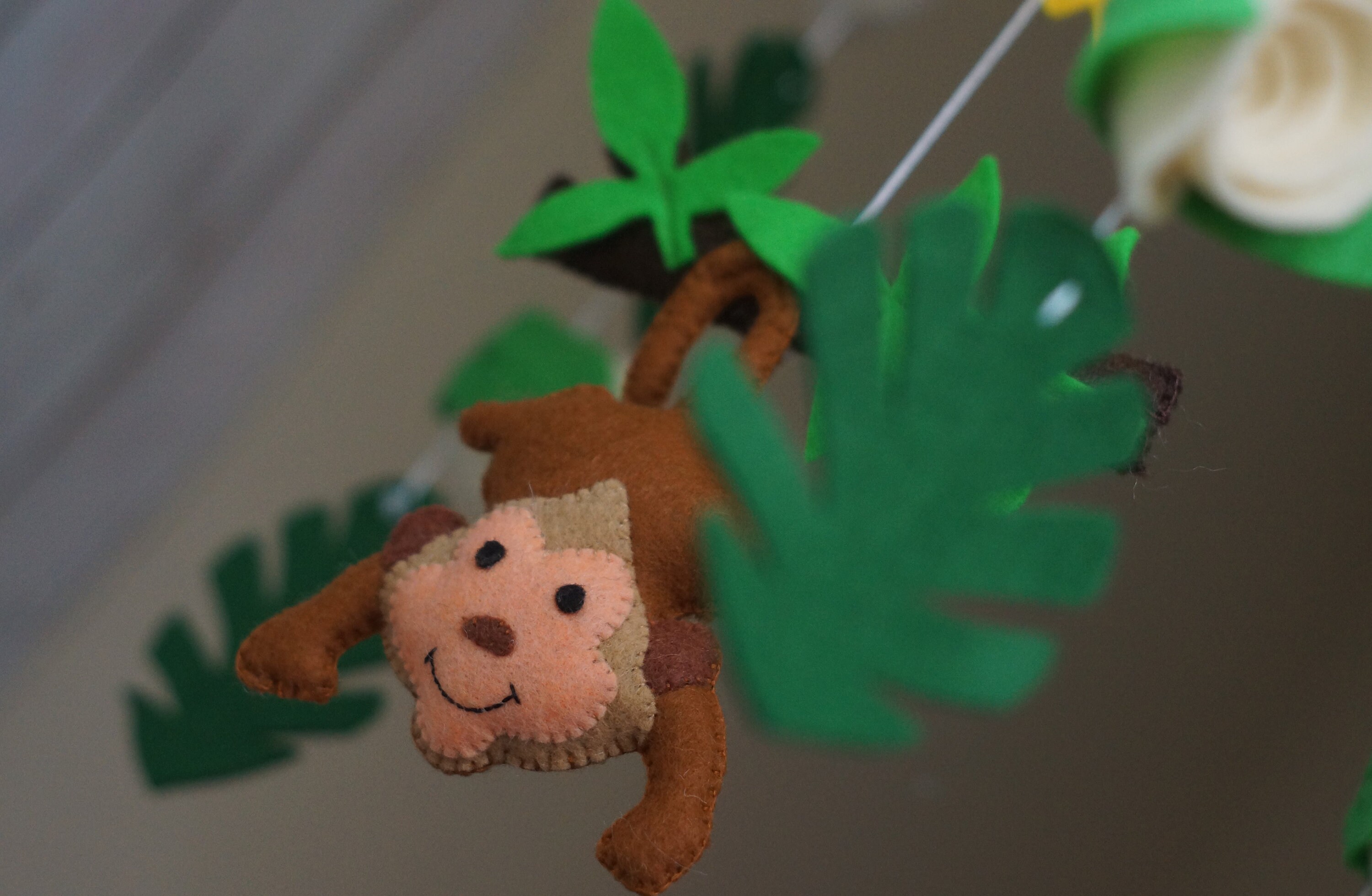 Monkey mobile/Jungle mobile/Monkey baby mobile | Etsy