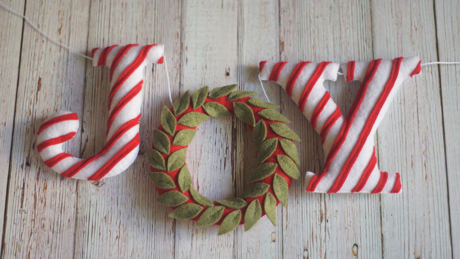 Christmas Joy Garland/christmas Banner - Etsy