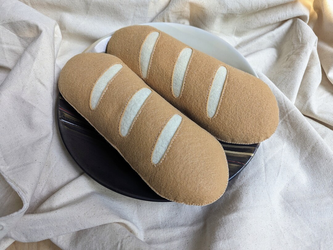 Handmade Felt French Bread | Kids Pretend Play Bread - Etsy