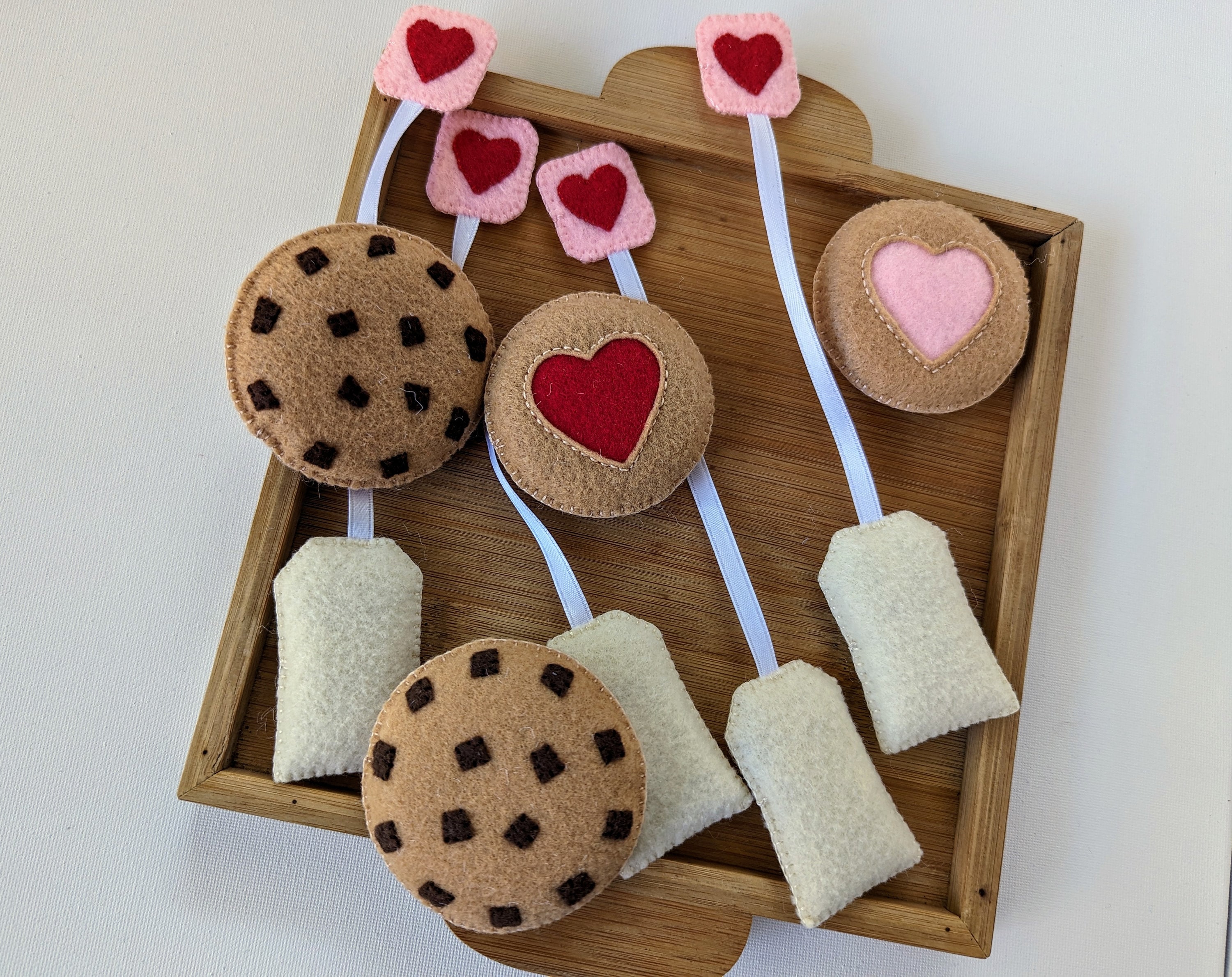 Felt Tea Party/felt Play Food/felt Party Food - Etsy