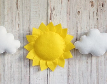 Felt Sun | Etsy