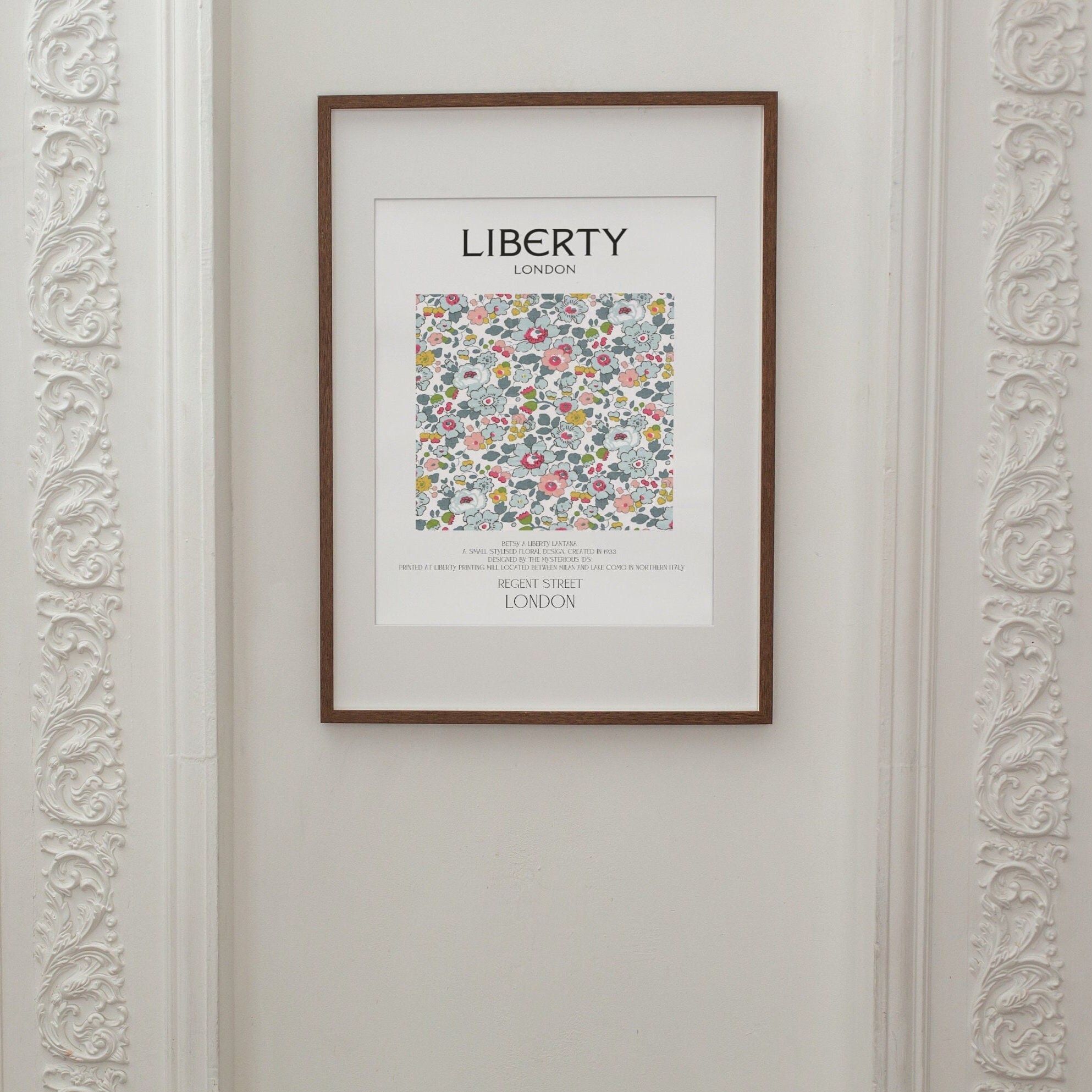 Liberty Art Print Betsy A Poster Print Liberty Wall Art - Etsy UK