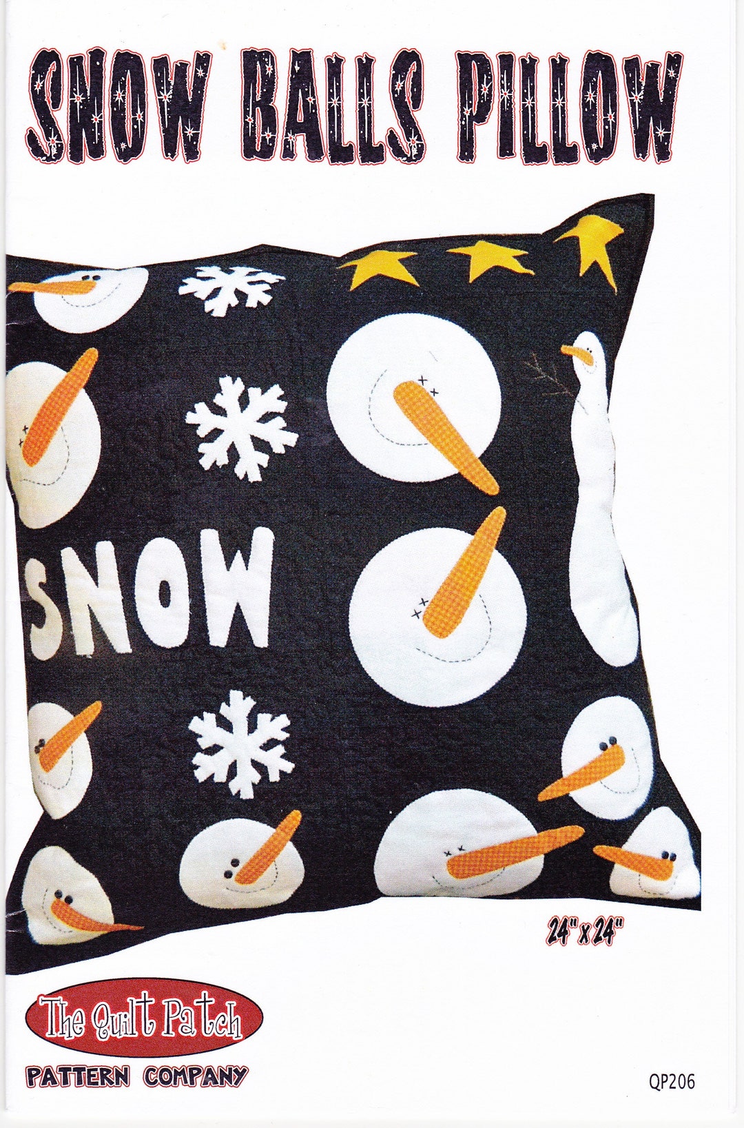 Snow Balls Pillow Sewing Pattern - Etsy