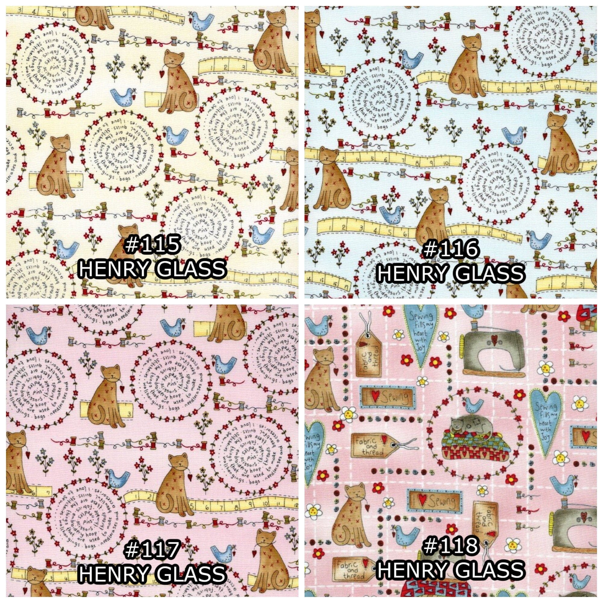 Fat Quarters With Animals, Birds & Insect Prints - Etsy