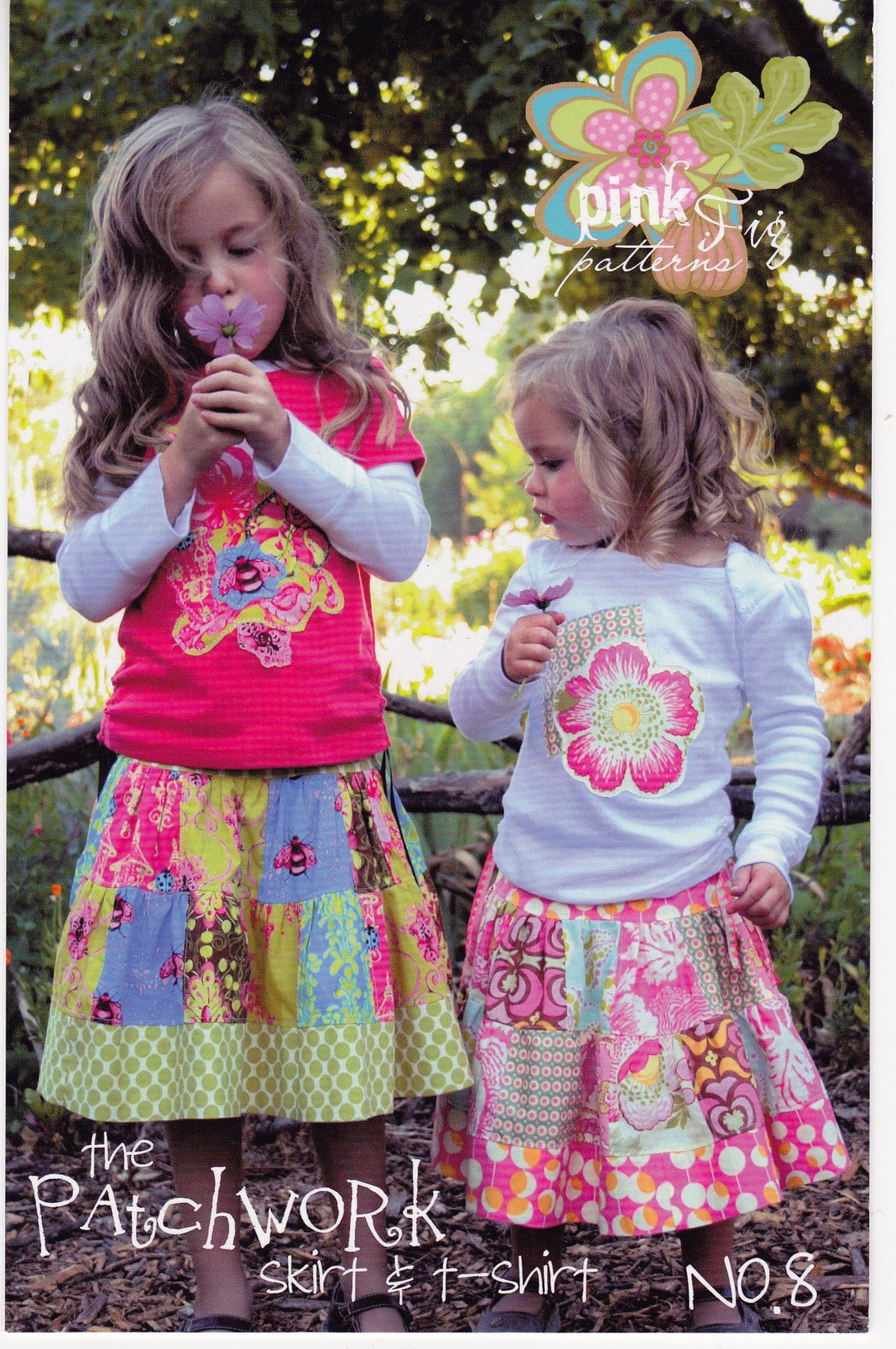 The Patchwork Skirt & T-shirt Sewing Pattern - Etsy