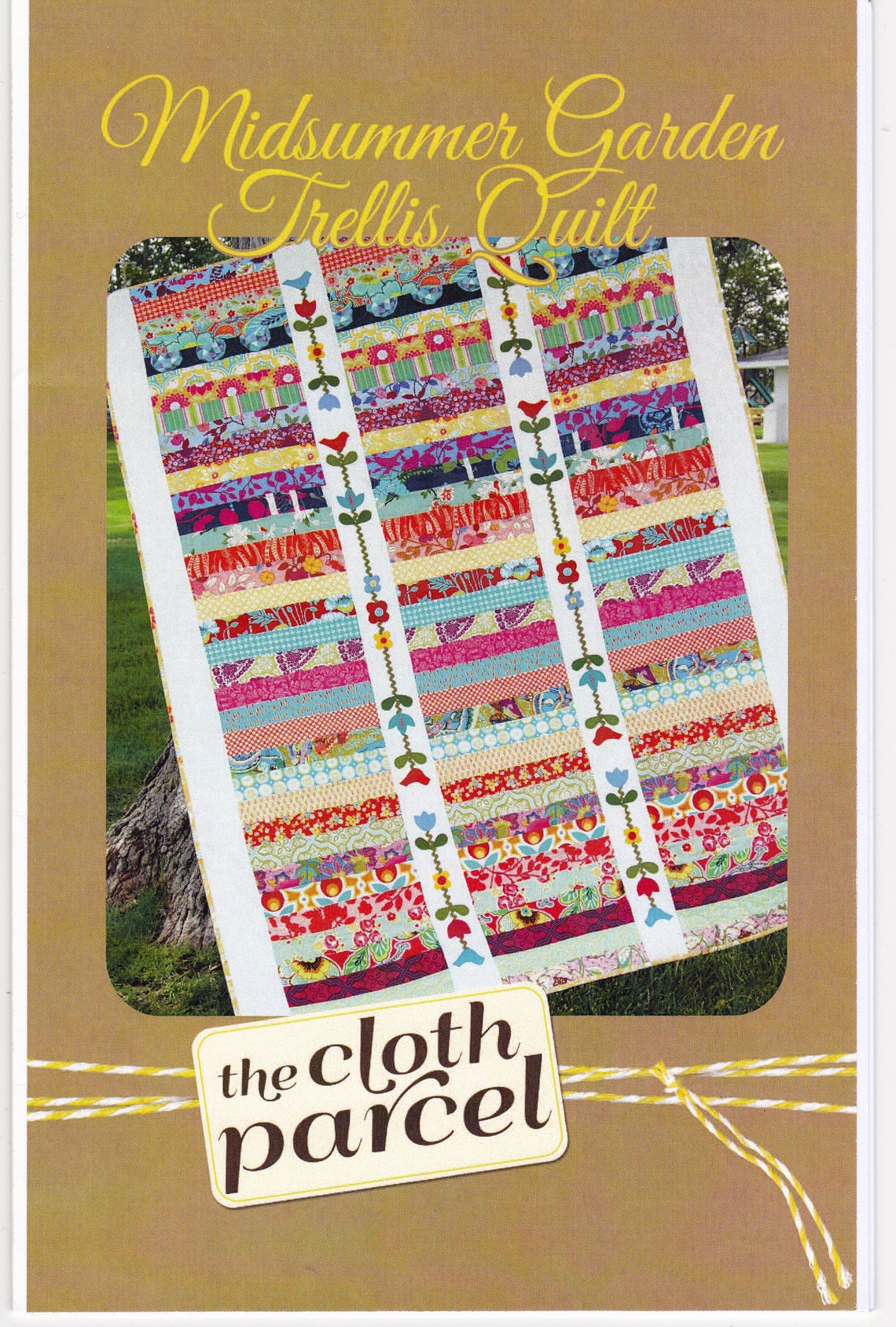 Midsummer Garden Trellis Quilt Pattern - Etsy