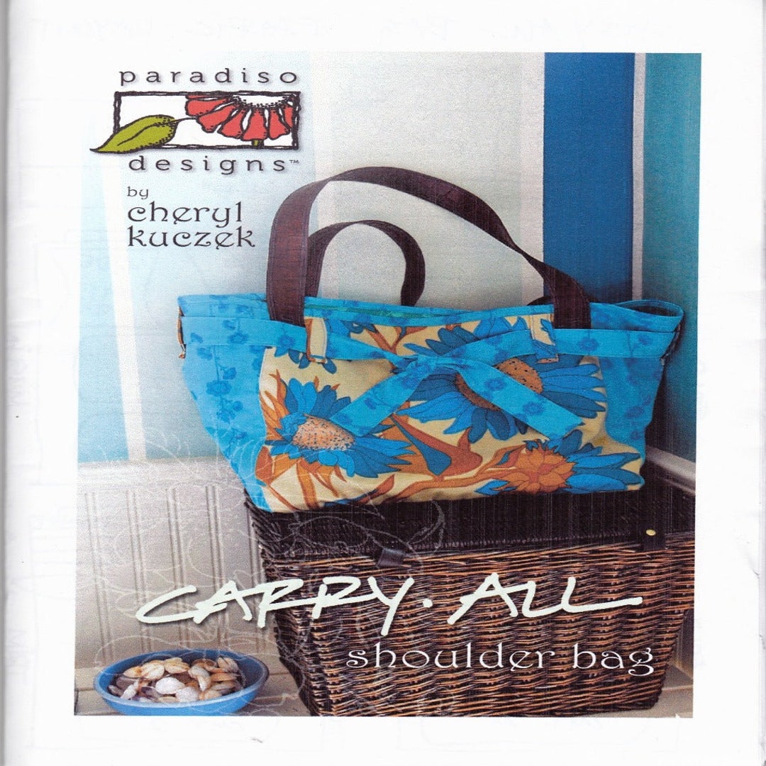 Carry All Shoulder Bag Sewing Pattern - Etsy