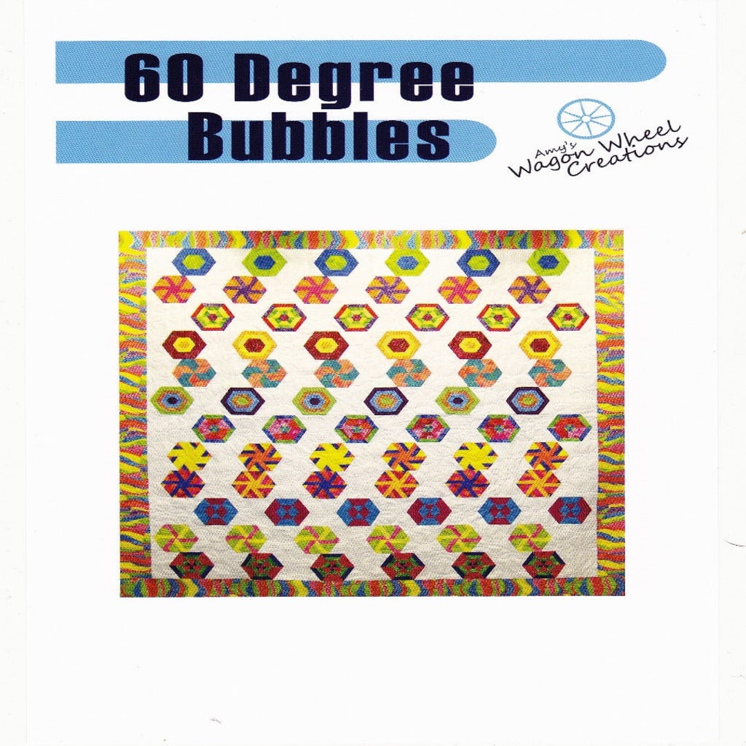 60 Degree Bubbles Quilt Pattern - Etsy