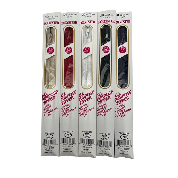 All Purpose Zippers - Etsy