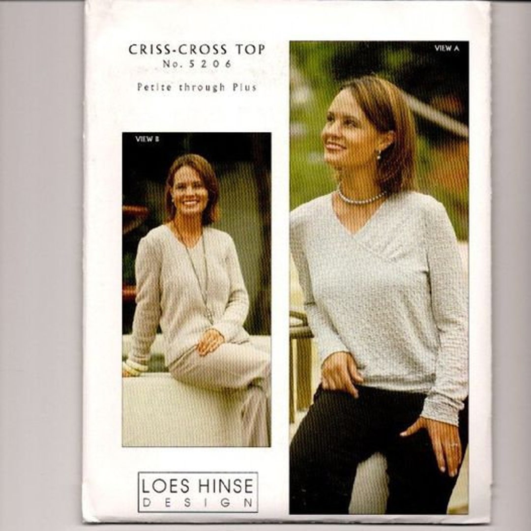 The Criss-cross Top Sewing Pattern - Etsy
