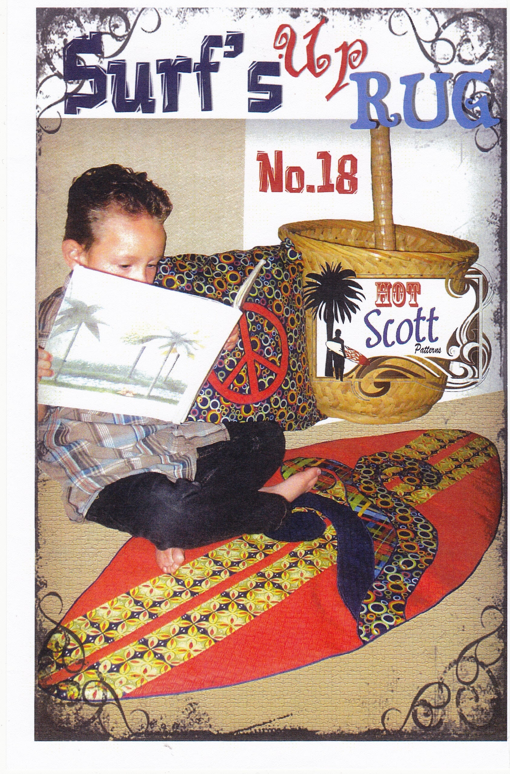 Surf's up Rug Sewing Pattern - Etsy