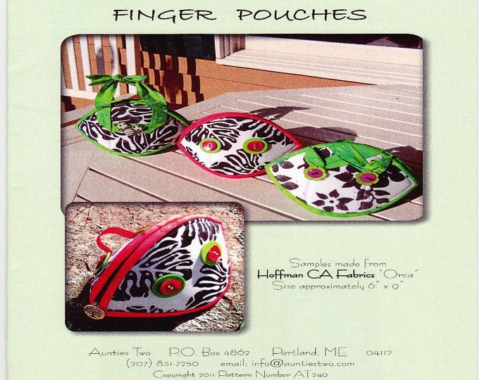 Finger Pouches Sewing Pattern - Etsy
