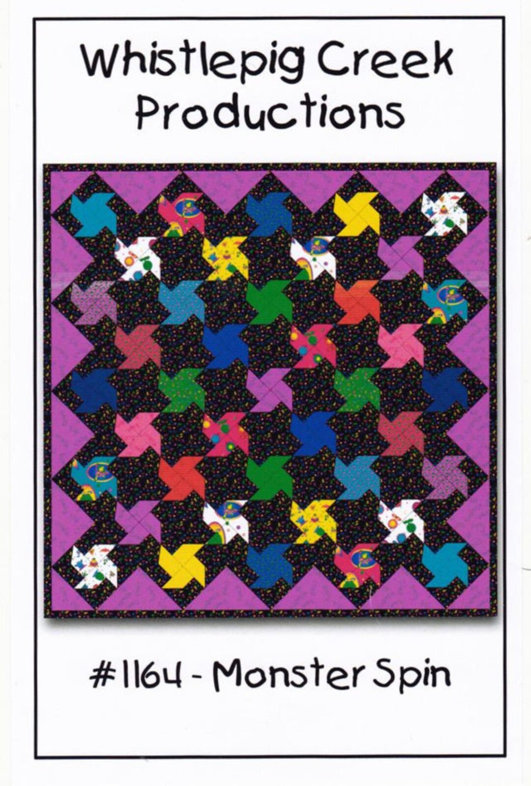 Monster Spin Quilt Sewing Pattern - Etsy