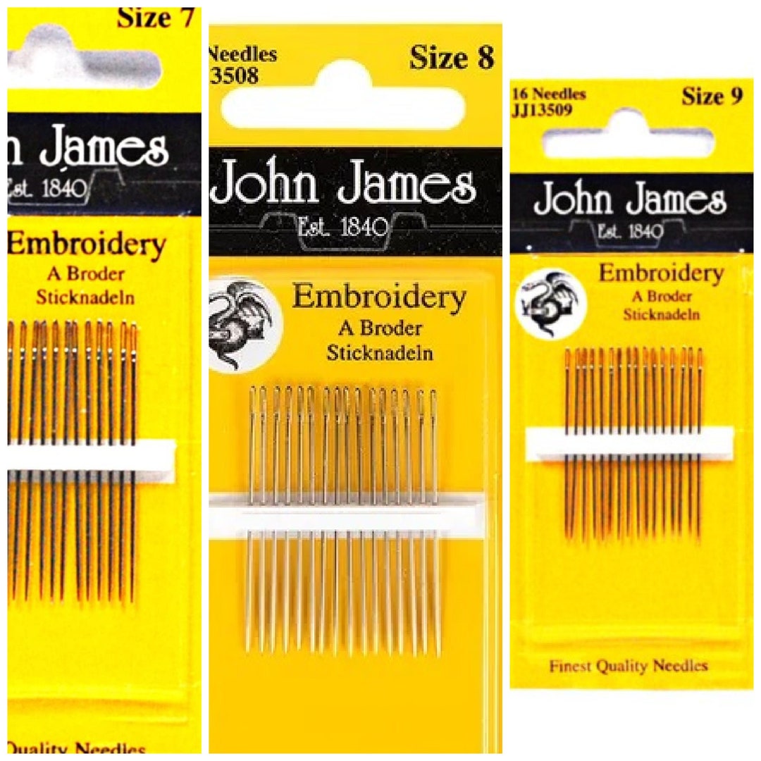 John James Embroidery Needles - Etsy