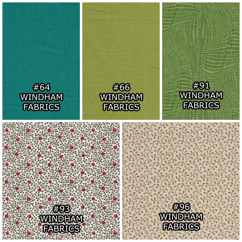 Fat Quarters With Shades of Green Prints 2 - Etsy