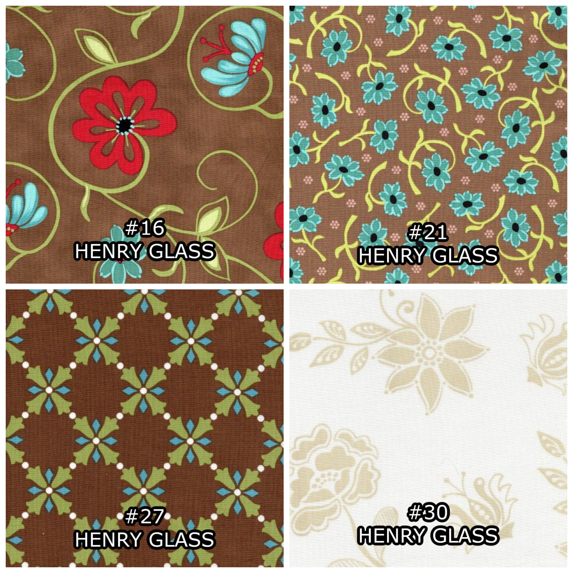 Fat Quarters With Shades of Beige & Brown Prints by Various Vendors #1 ...