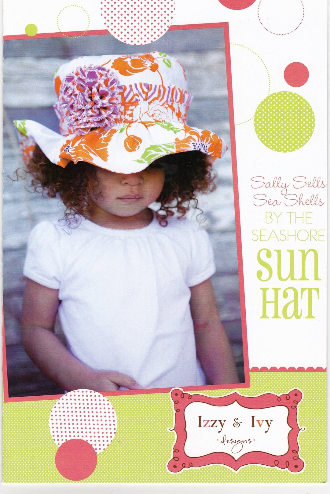 Sally Sells Sea Shells by the Seashore Sun Hat Sewing Pattern - Etsy