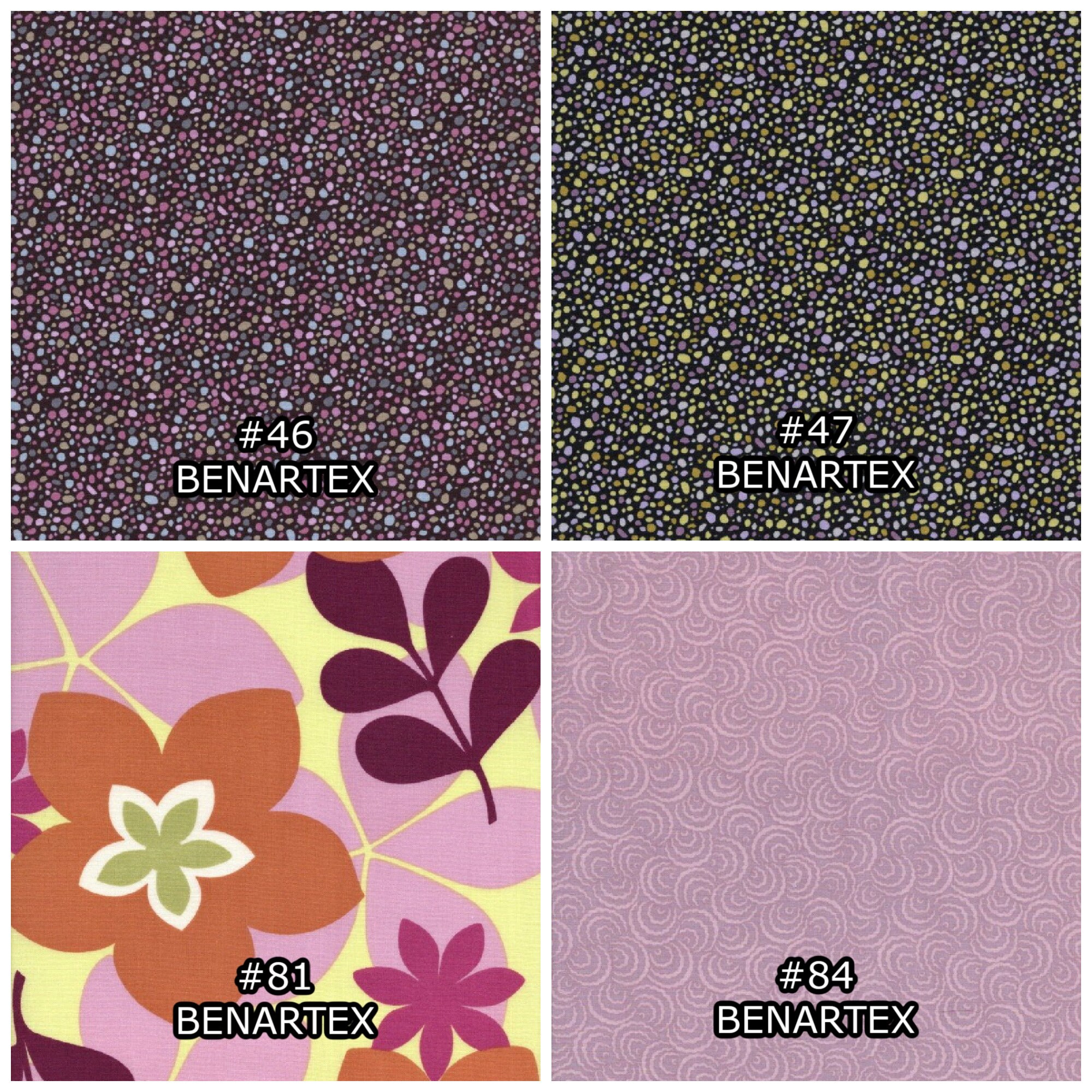 Fat Quarters With Shades of Purple, Lilac and Mauve Prints - Etsy