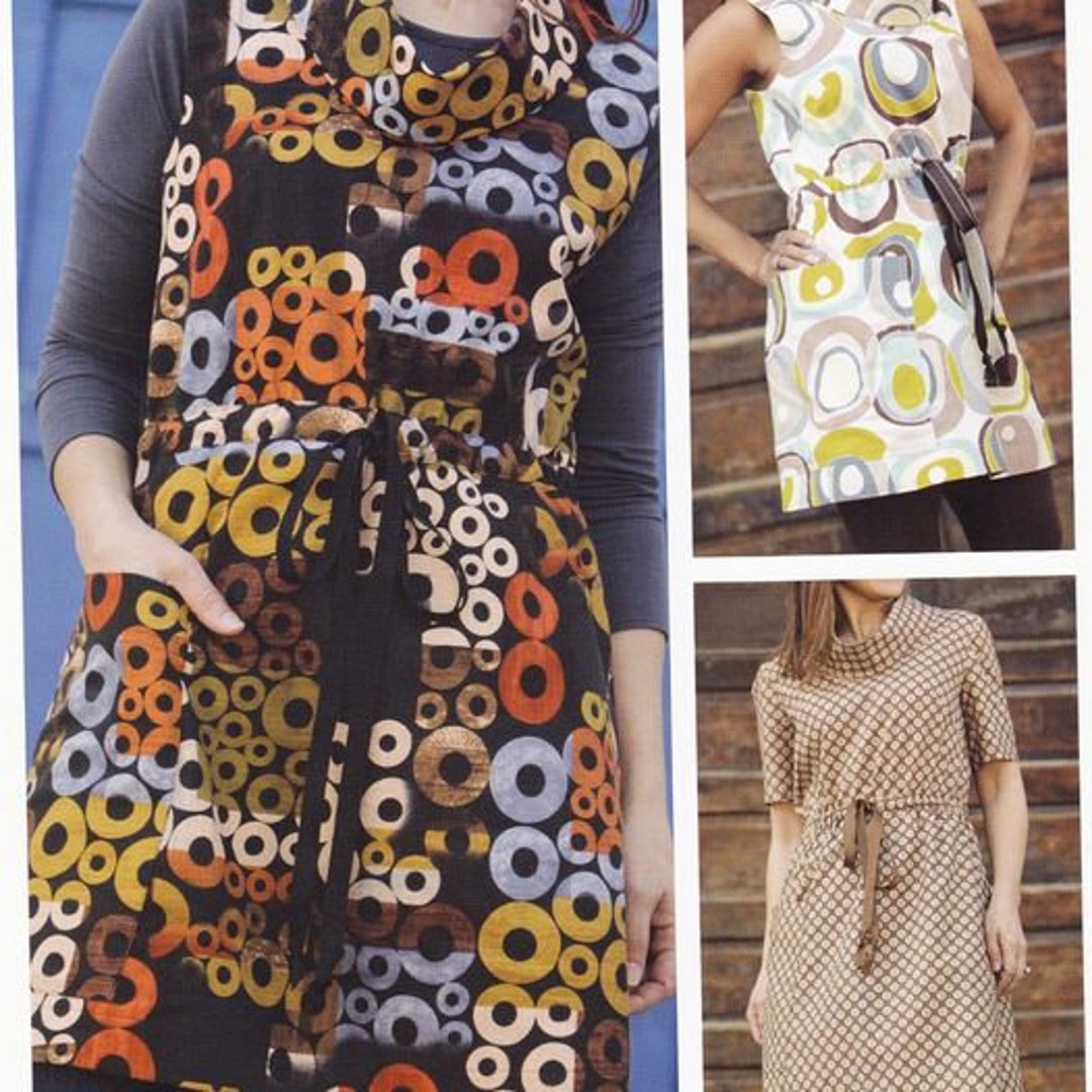 The Chic Cowl Neck Shift Sewing Pattern - Etsy