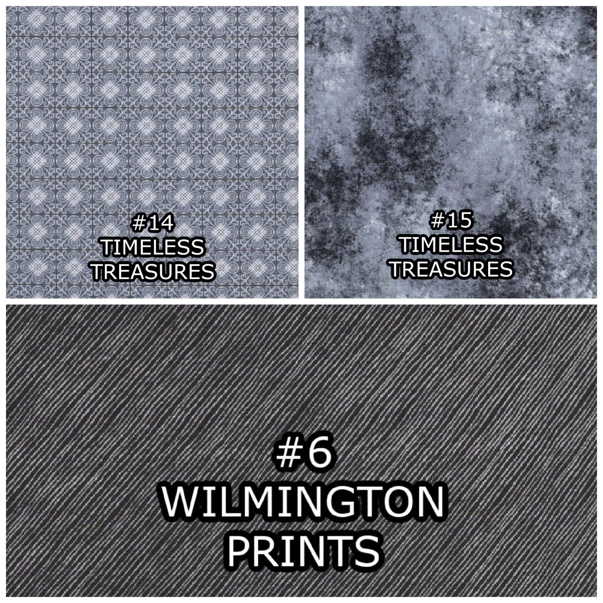 Fat Quarters With Shades of Gray Prints - Etsy