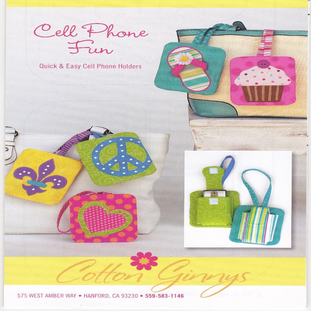 Cell Phone Fun Sewing Pattern - Etsy