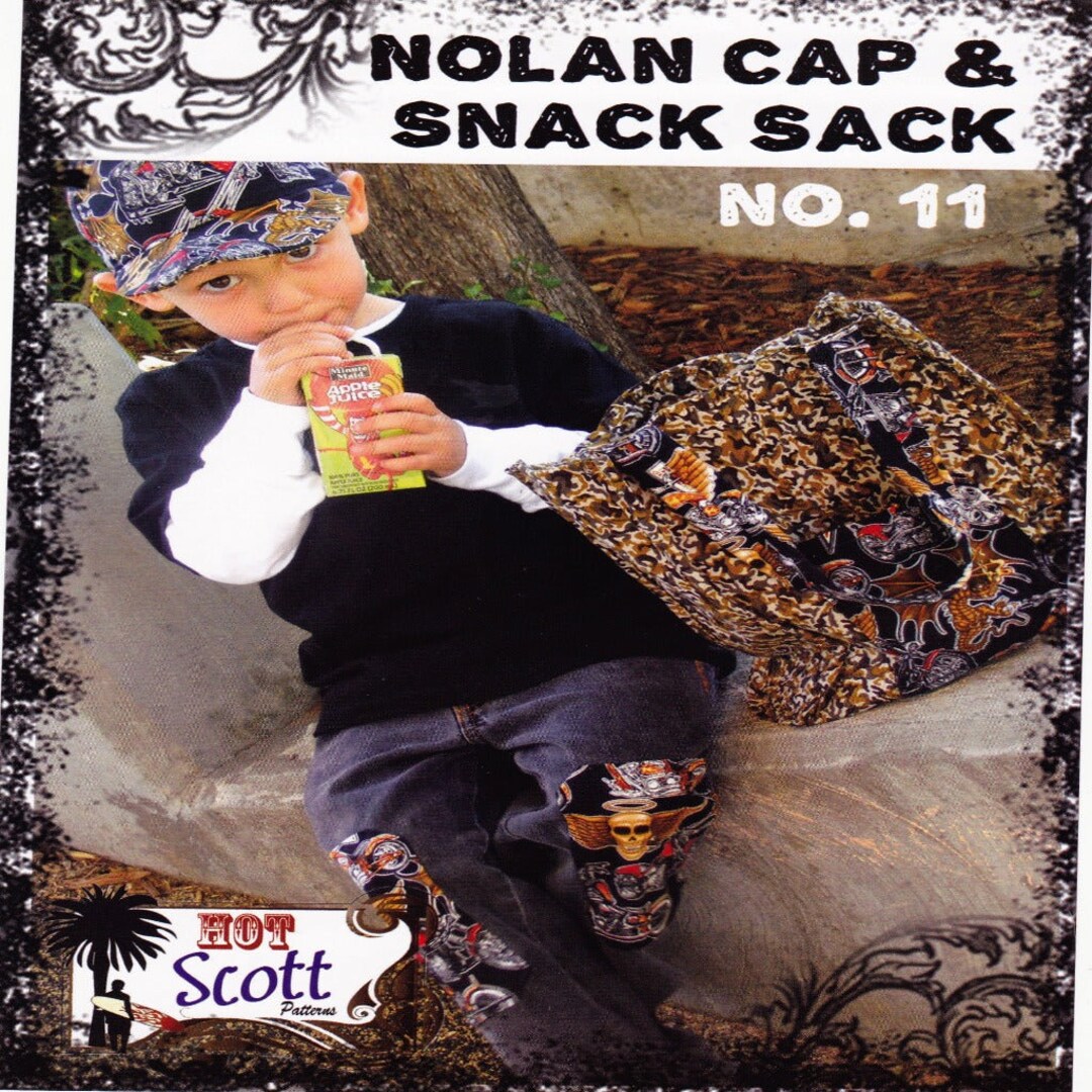 Nolan Cap & Snack Sewing Pattern - Etsy