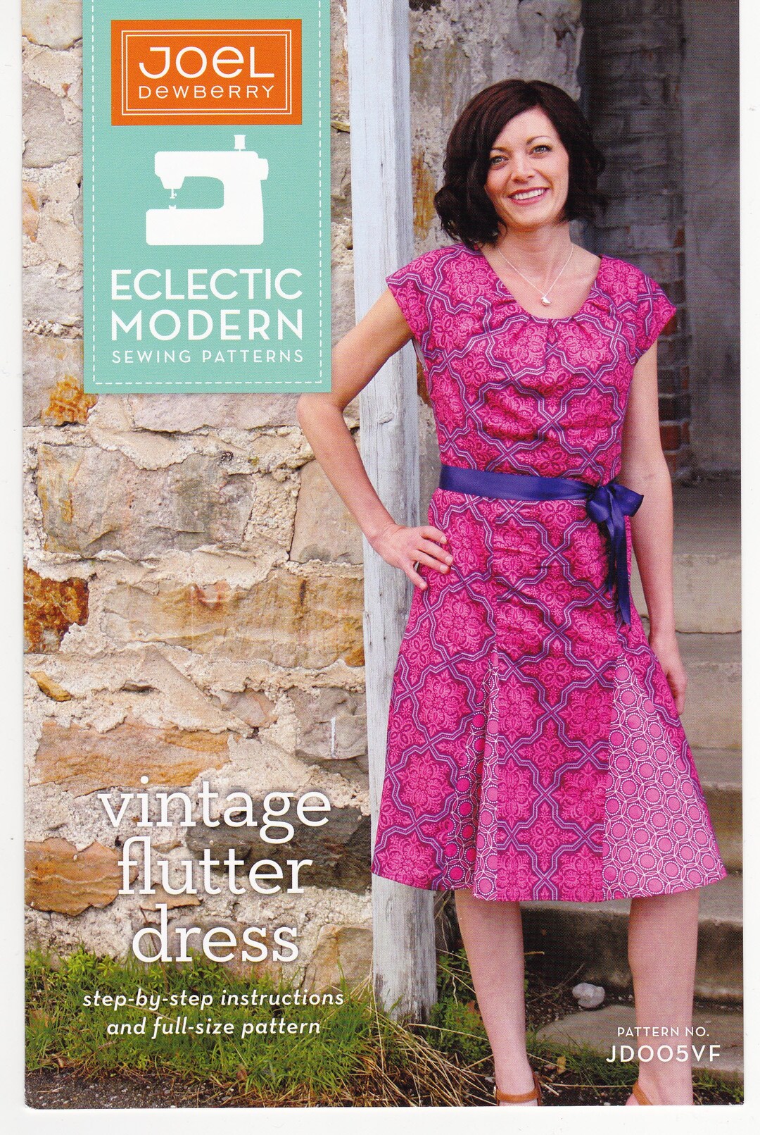 The Vintage Flutter Dress Sewing Pattern - Etsy
