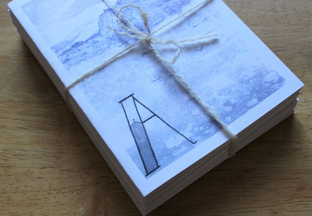 Illustrated Alphabet Cards, Complete Set A -Z - Etsy