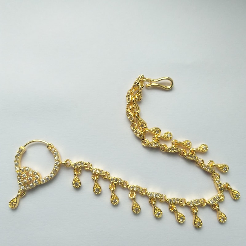 Heart Nose Chain - Etsy