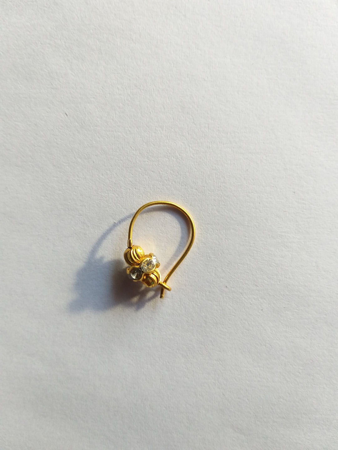 Maharashtrian Indian Nose Ring Nostril Beaded Nath Wedding Piercing ...