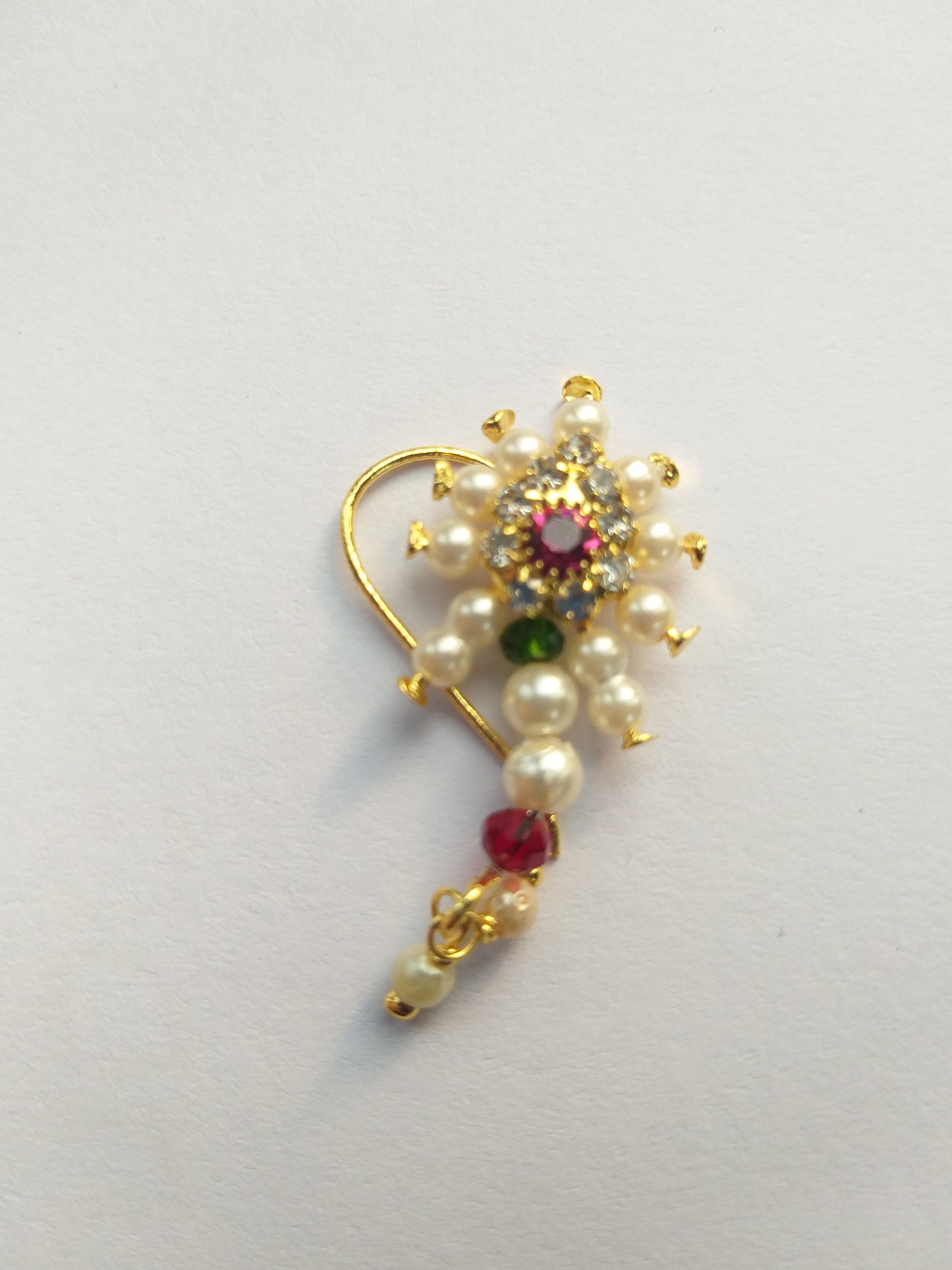 Maharashtrian gold nath with price store