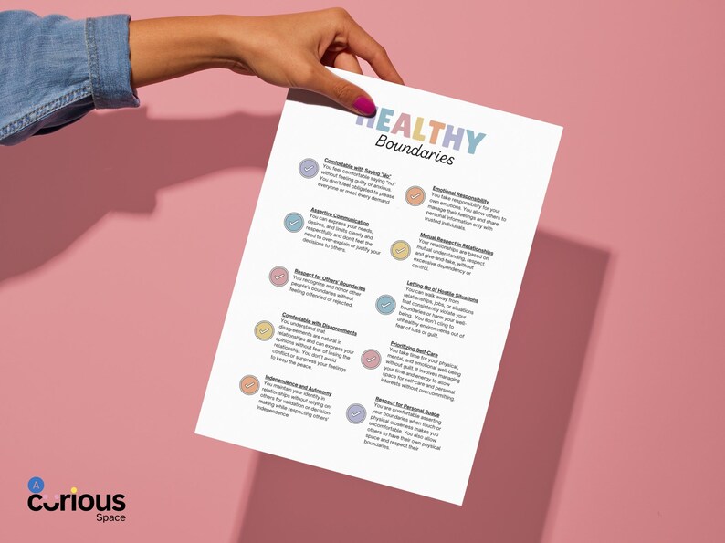 Healthy Vs Unhealthy Boundaries Handout: Therapy & Counseling Tool ...