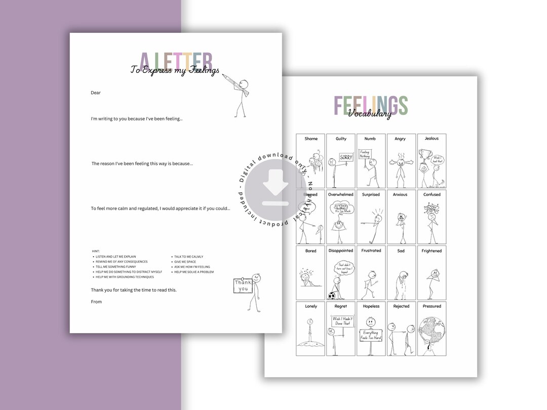 A Letter Expressing My Emotions, Exploring Feelings and Emotions ...