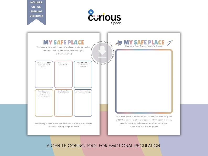My Safe Place, Emotional Regulation, Coping Skills, Exploring Feelings ...