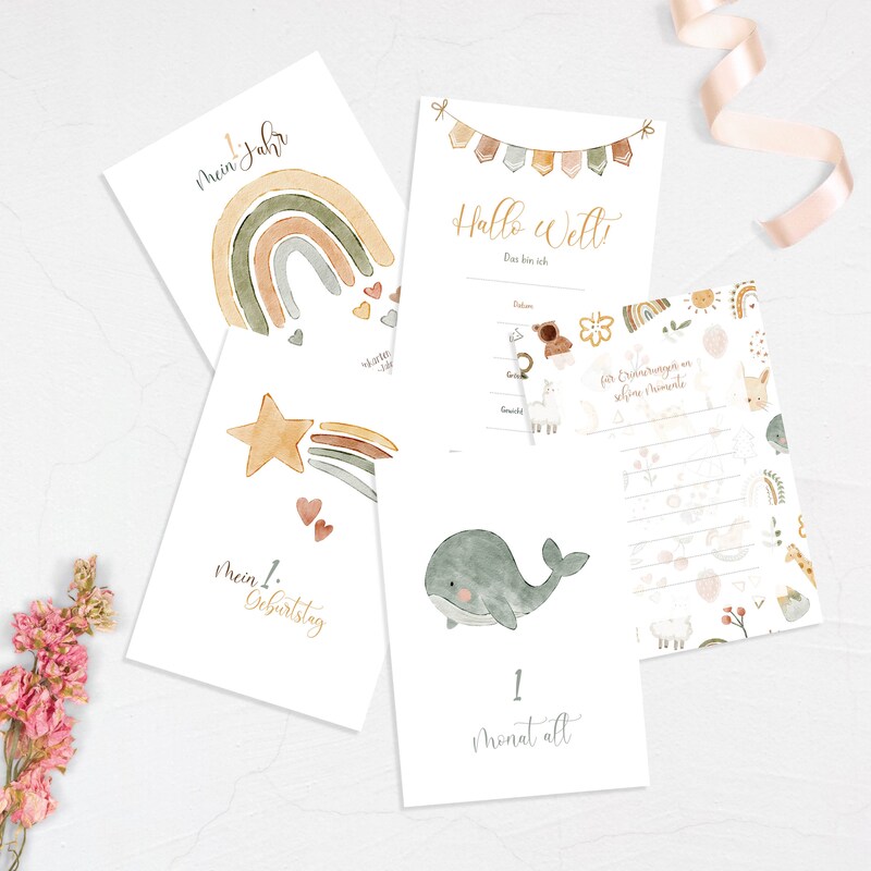 Milestone Cards - Etsy